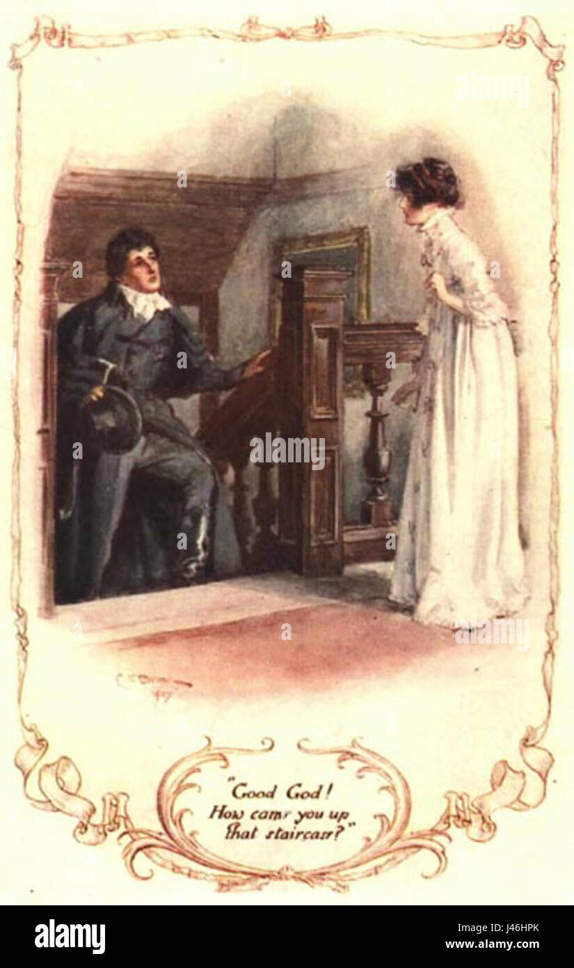 The *Northanger Abbey* illustration by C.E. Brock for Chapter IX ...