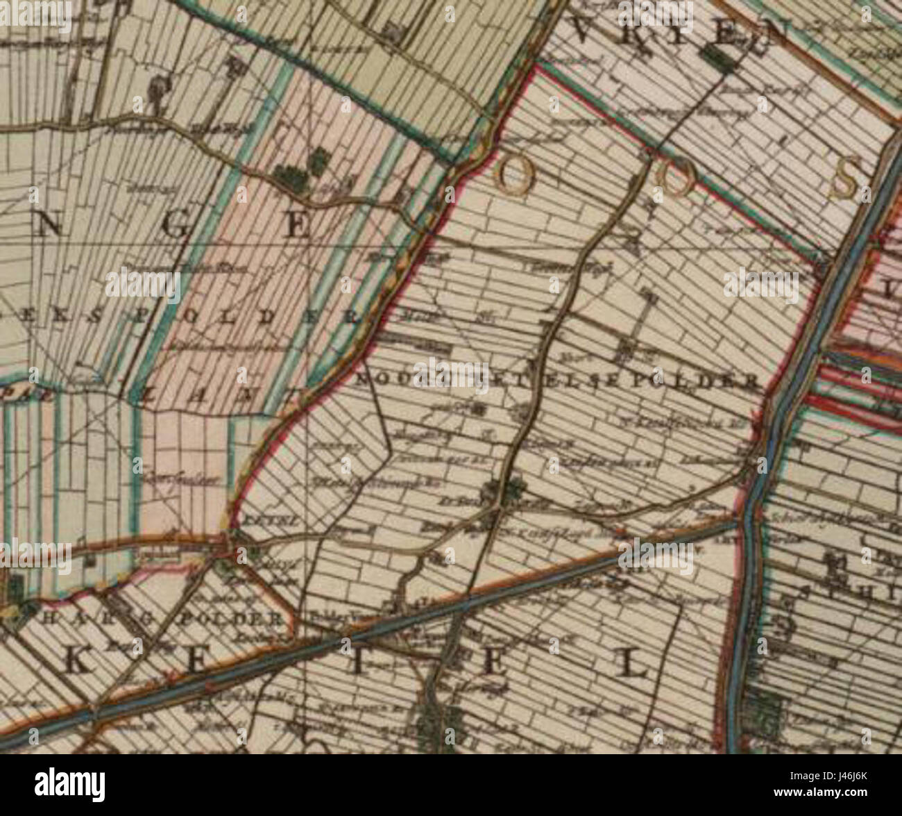 The Noord Kethelse polder is a reclaimed area of land in the ...