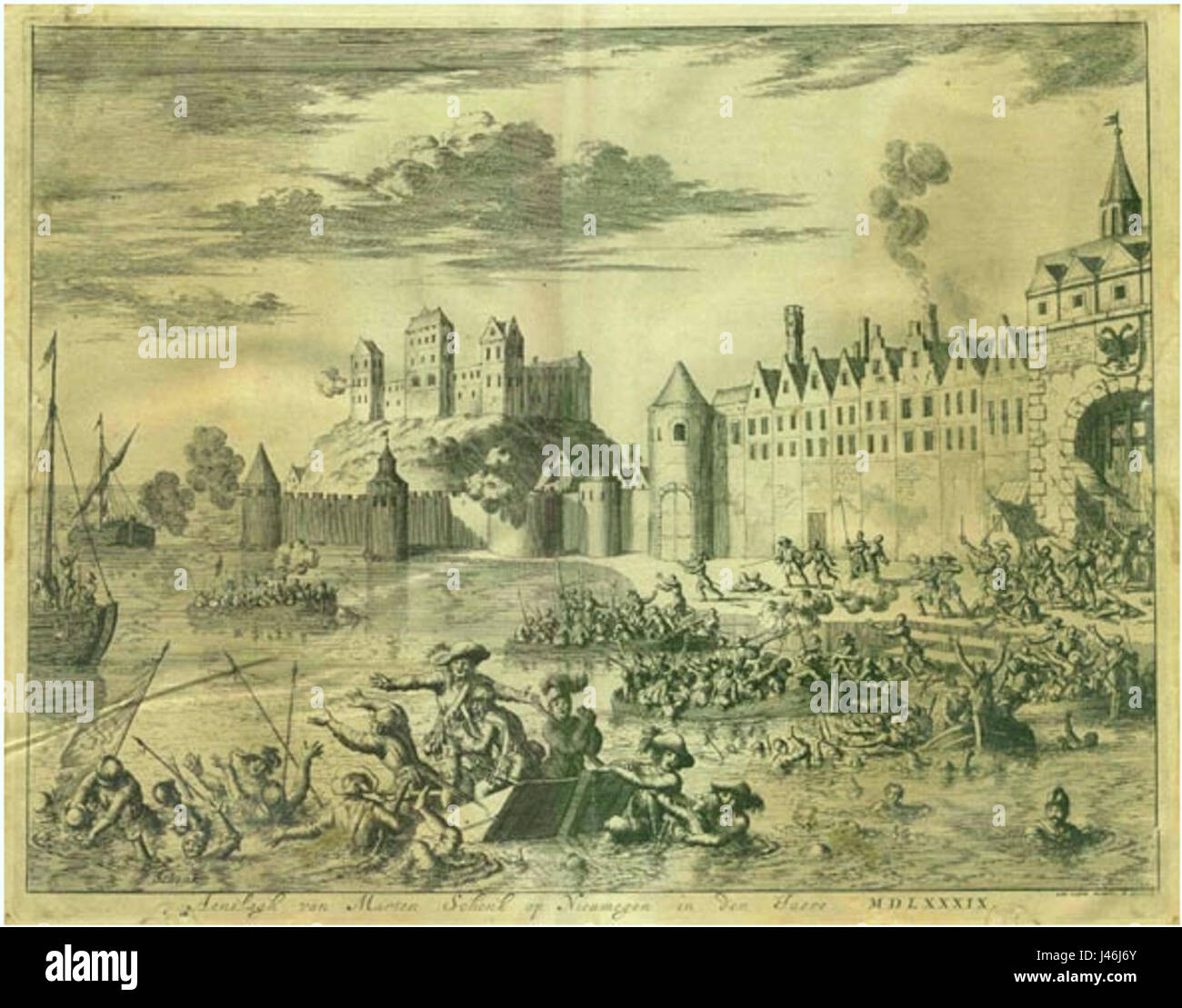 Nijmegen in 1589 was a significant city in the Dutch Republic during ...