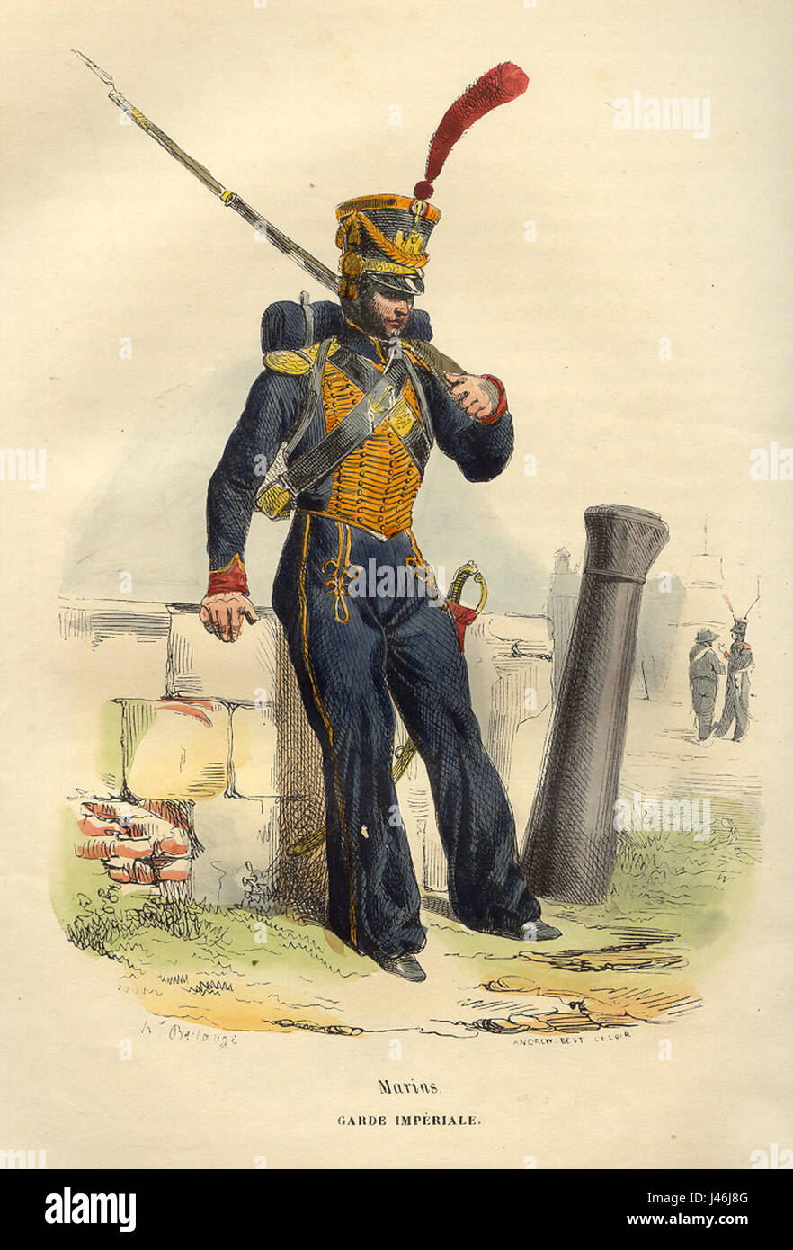 French napoleonic soldier’s uniform hi-res stock photography and images ...