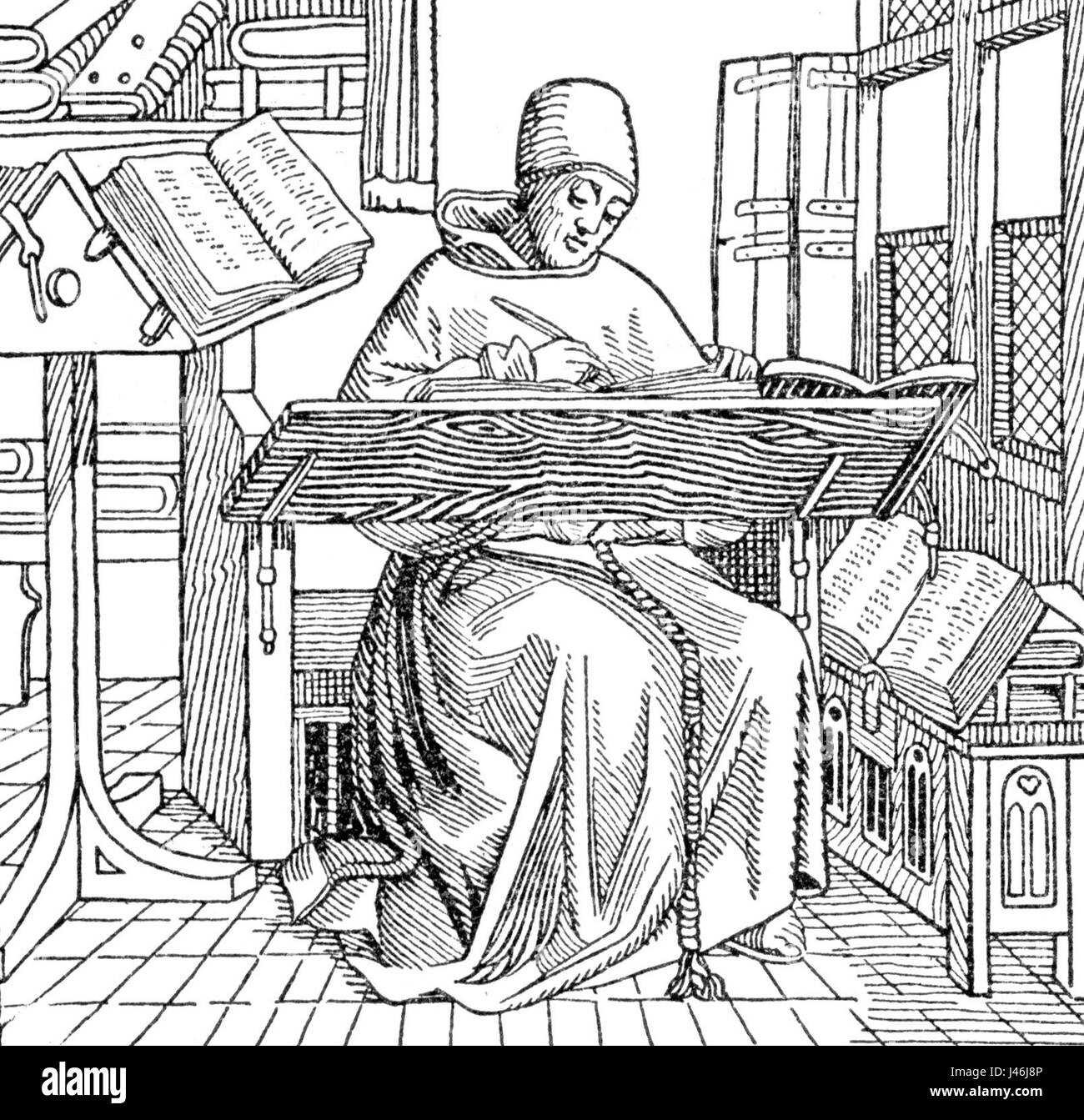 Medieval scribe hi-res stock photography and images - Alamy