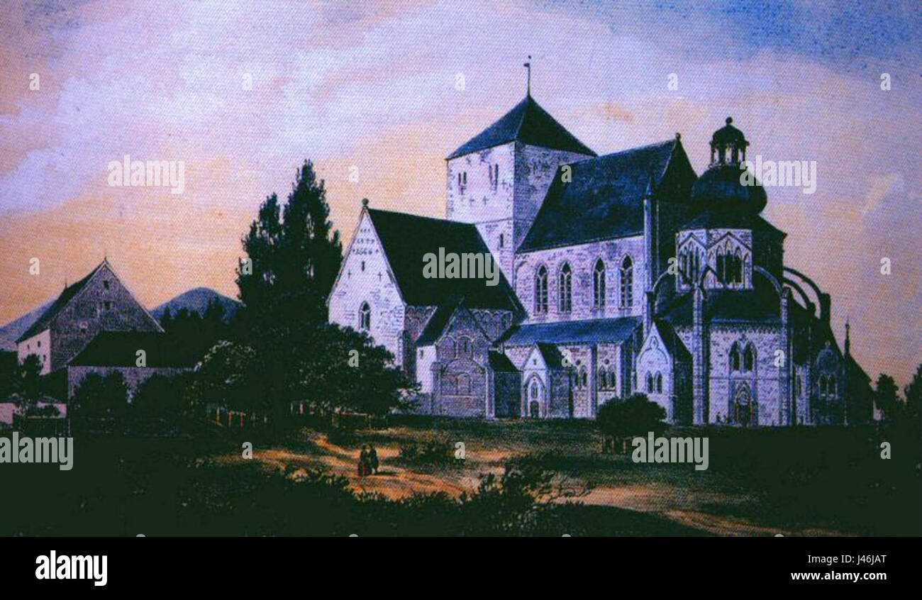 The Nidaros Cathedral, located in Trondheim, Norway, is a medieval ...