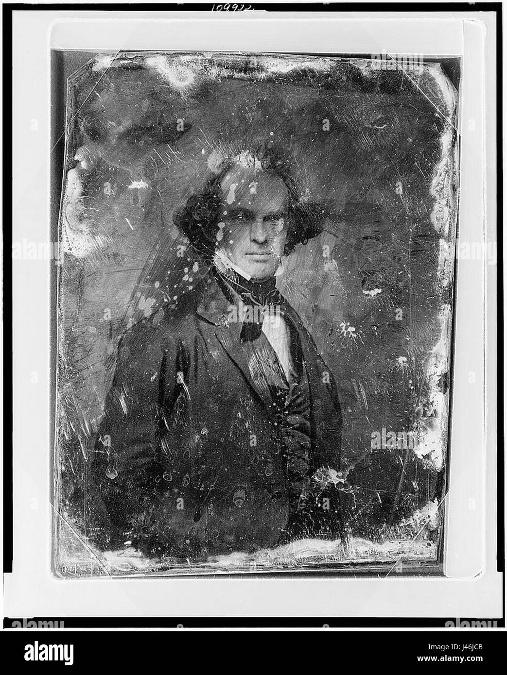 This daguerreotype is a photographic portrait of Nathaniel Hawthorne ...