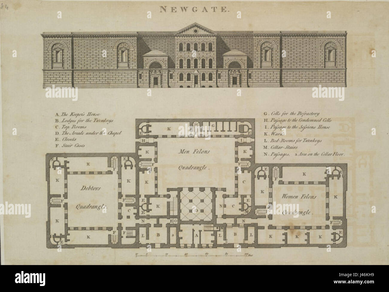 Newgate prison hi-res stock photography and images - Alamy