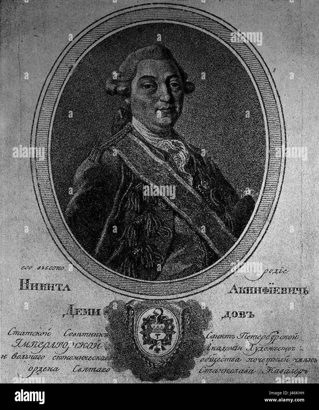 Nikita Demidov (1656–1725) was a Russian industrialist who founded the ...