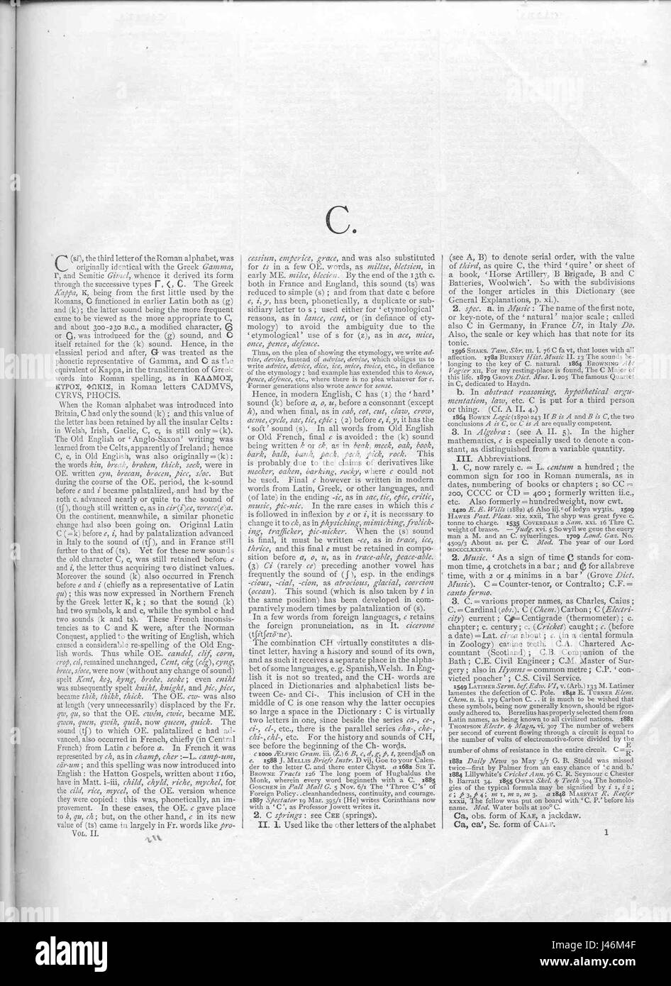 Page 1 of vol. 2 from the NED Stock Photo - Alamy