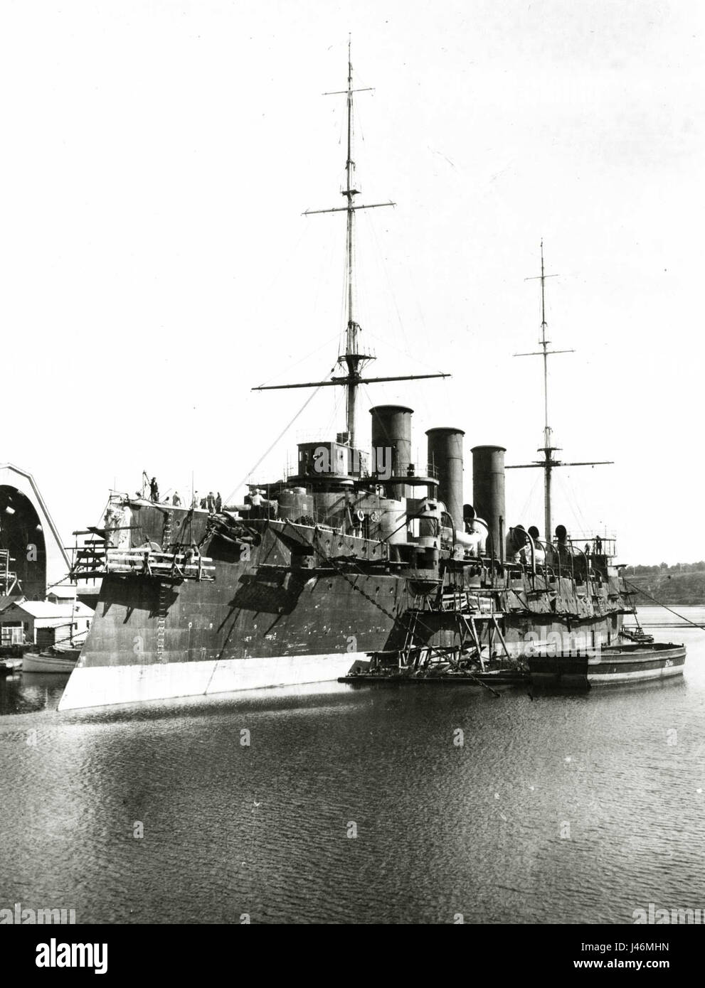 This image from the early 20th century, between 1902 and 1907, captures ...