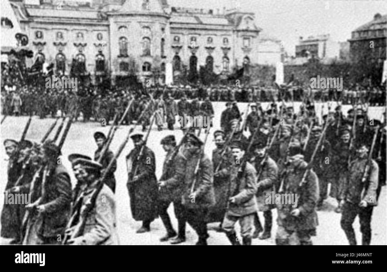The Parade in Riga on May 1, 1919, was part of the political and social ...