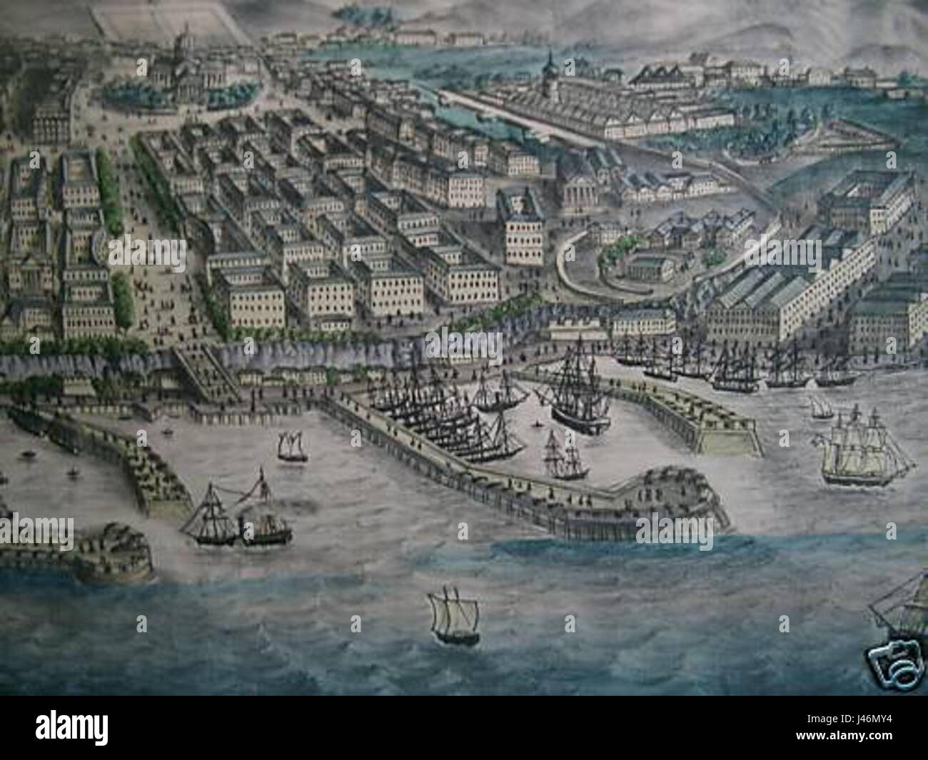 Odessa as it was in 1854 Stock Photo - Alamy