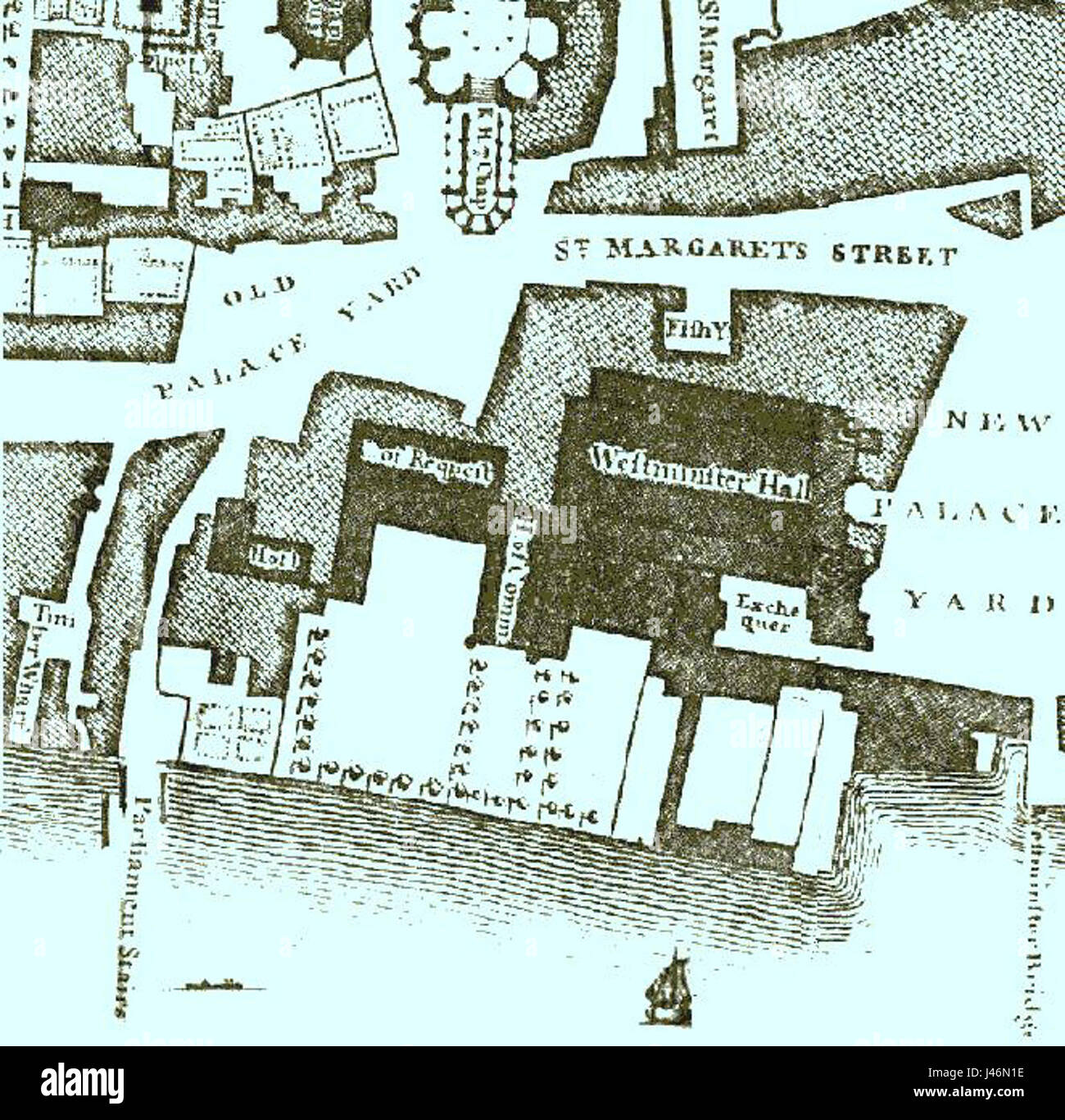 Old map westminster hi-res stock photography and images - Alamy