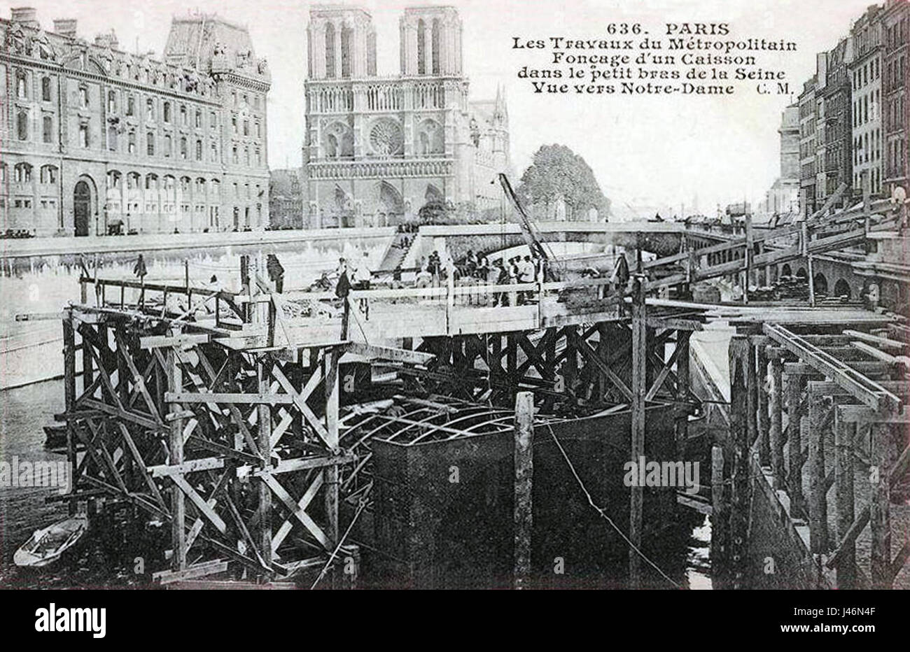 This reference refers to 'Les Travaux du Métropolitain', a French ...