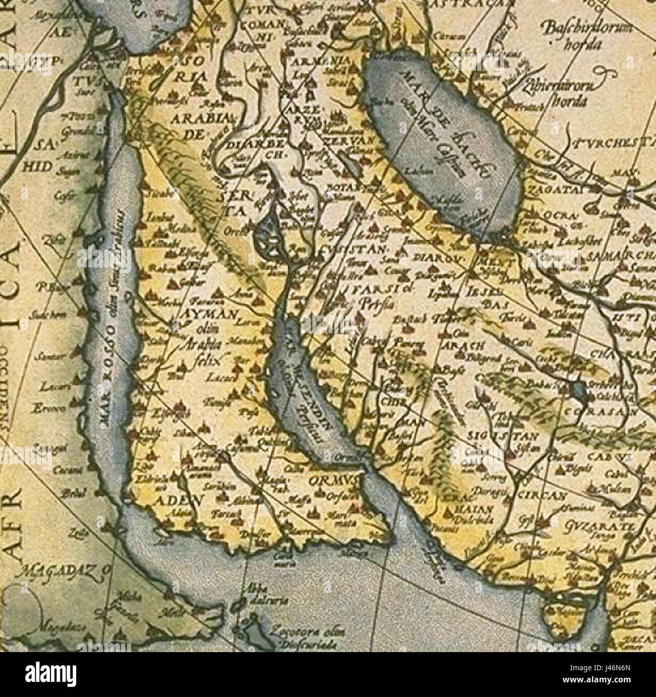 Abraham Ortelius' 1580 map is a significant cartographic work from the ...