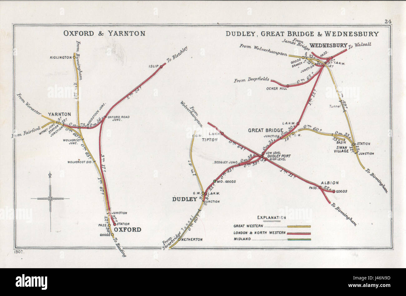 Wednesbury map hi-res stock photography and images - Alamy