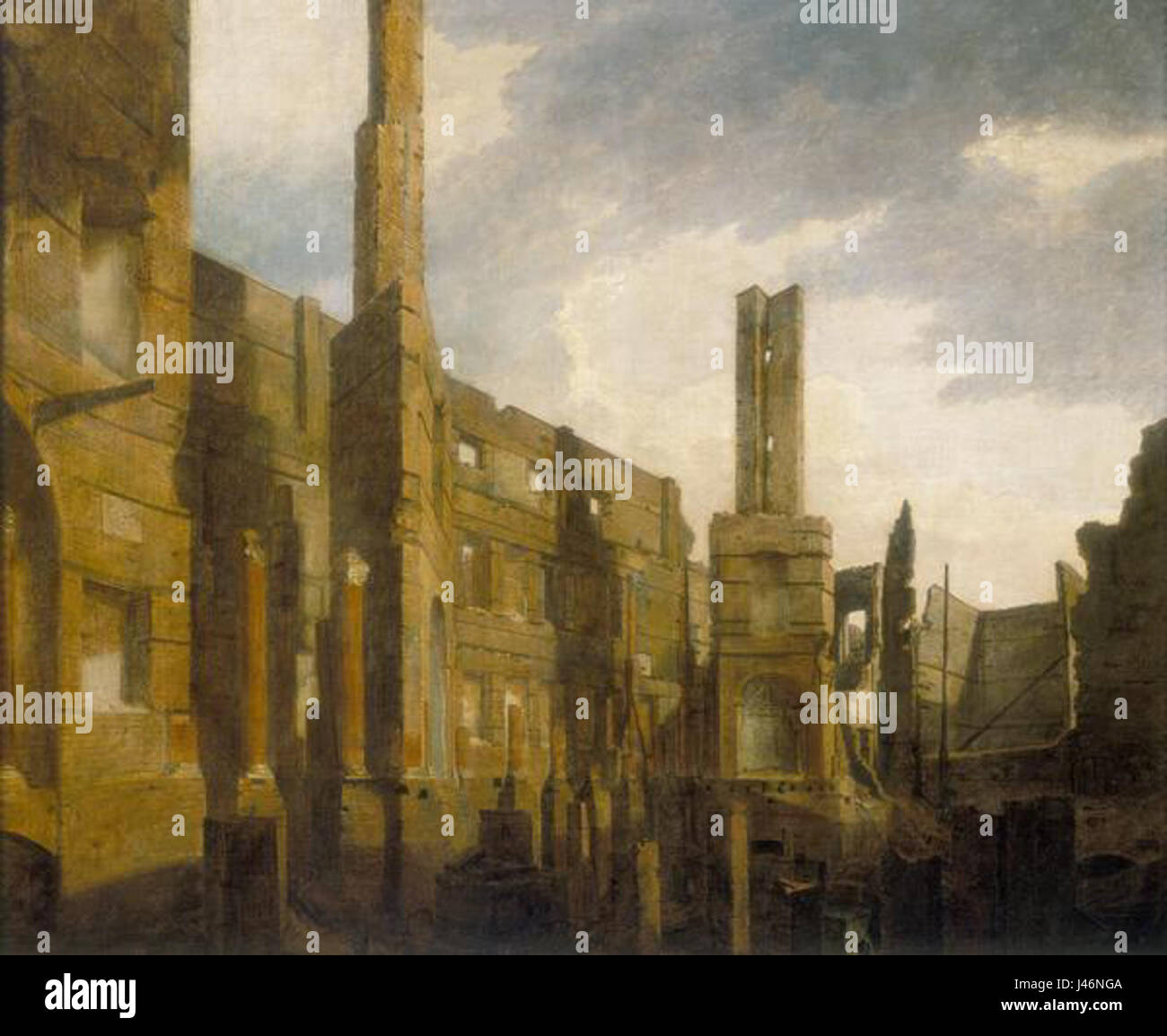 Pantheon Ruins 1792 Stock Photo - Alamy