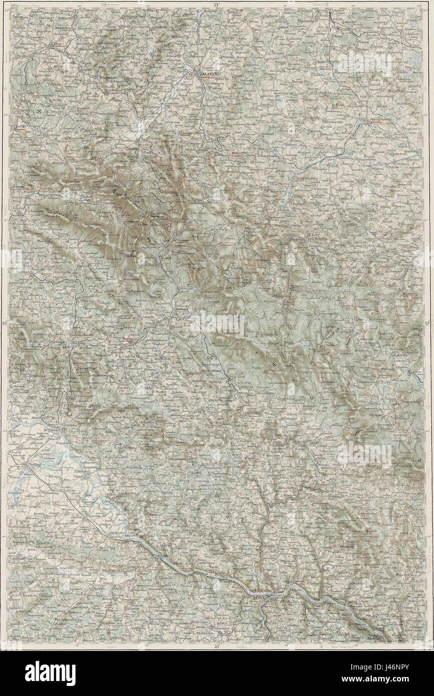 Map of passau hi-res stock photography and images - Alamy
