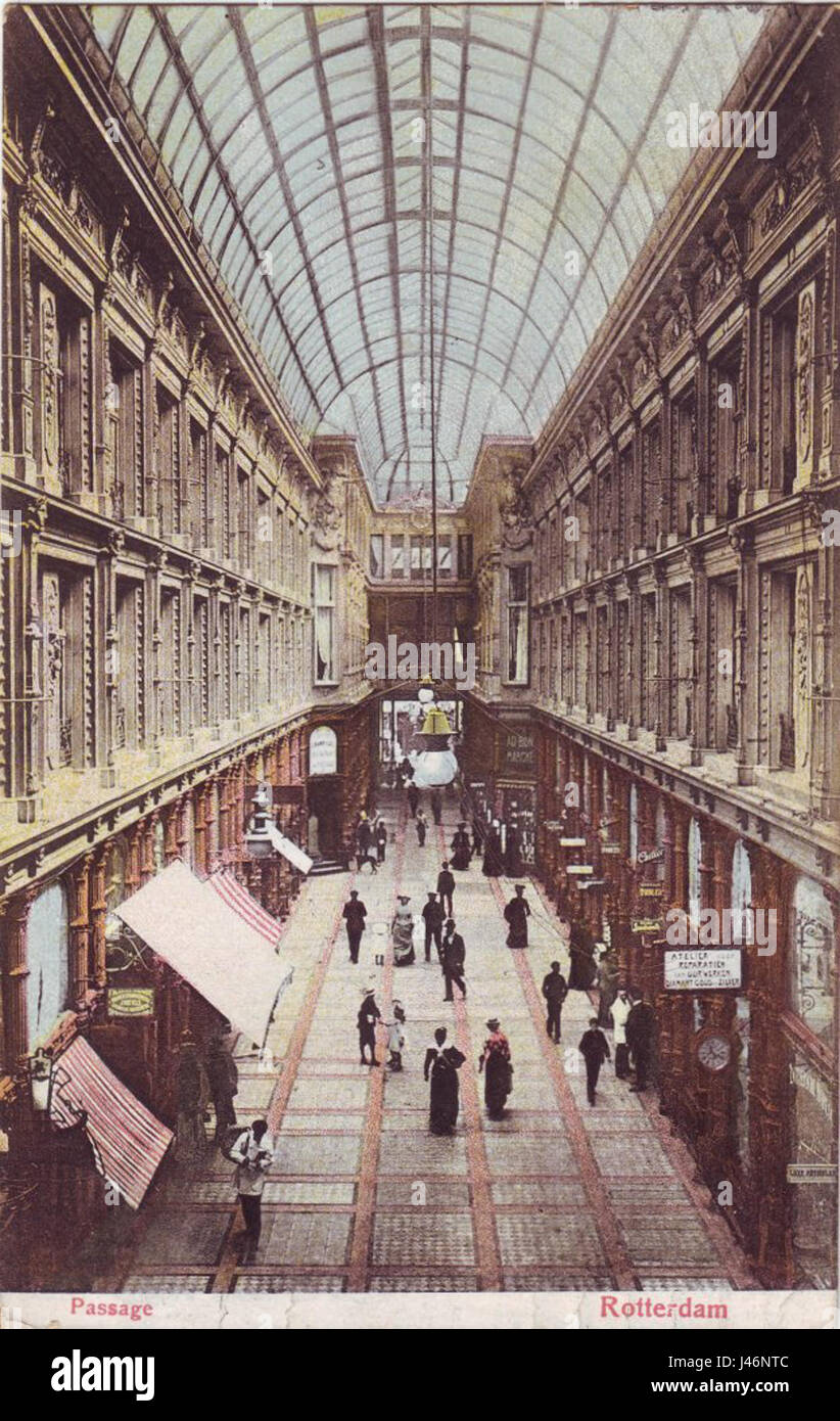 A reference to the Passage in Rotterdam, Netherlands, in the year 1909 ...