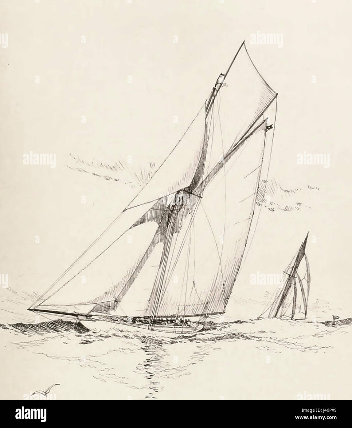 Defender, which sailed in defense of America's Cup in 1895 against ...