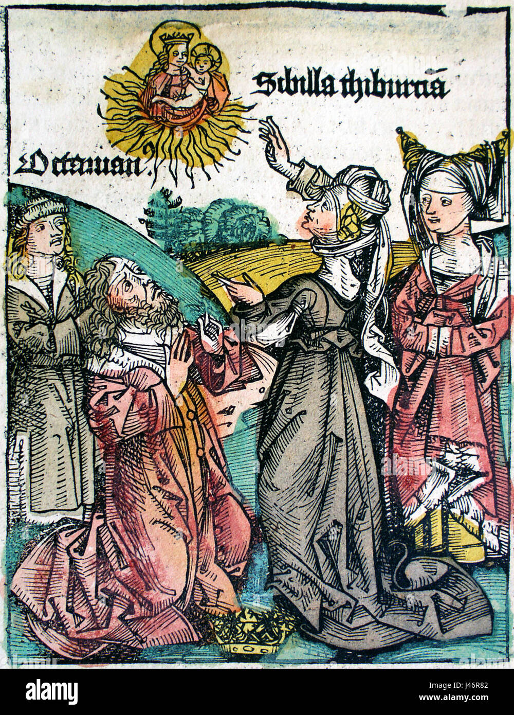 The Nuremberg Chronicle includes the depiction of the Tiburtine Sibyl ...