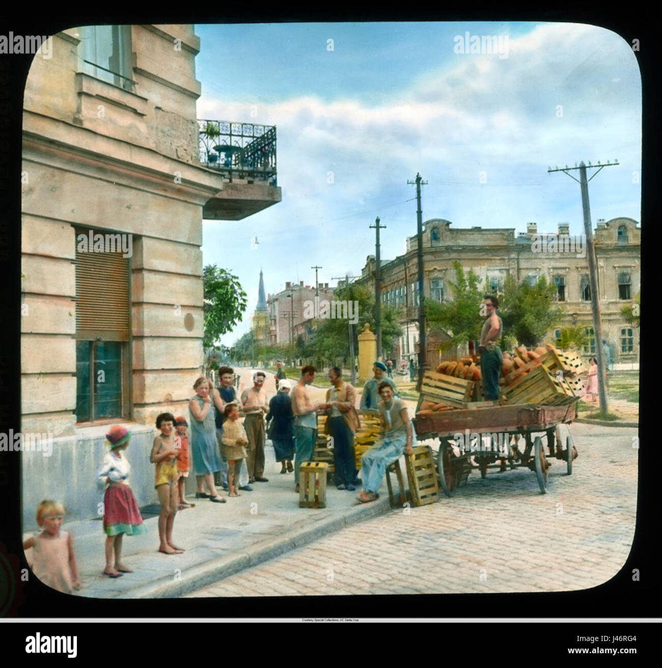 Odessa street 1931 Stock Photo - Alamy