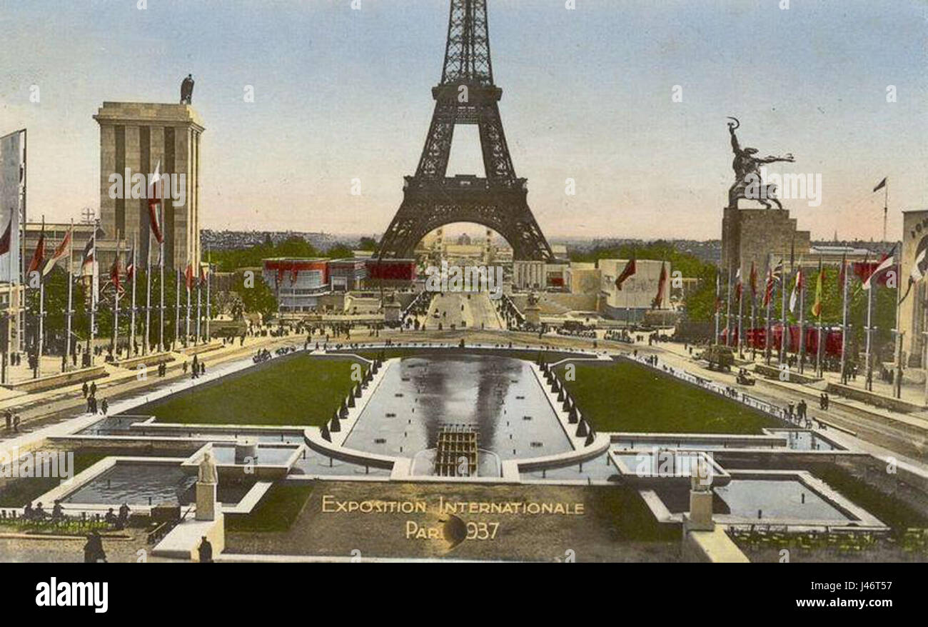 The 1937 Expo in Paris, also known as the Exposition Internationale des ...