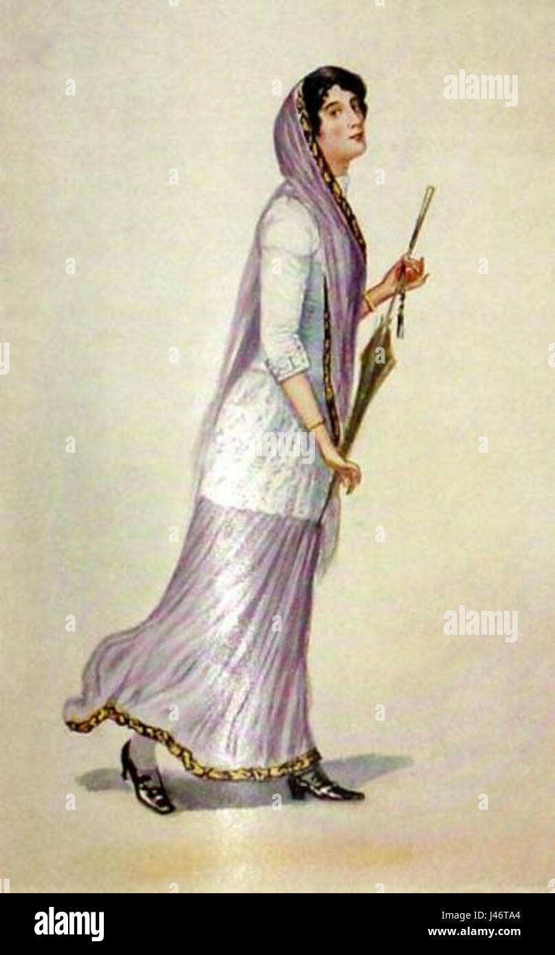 The image depicts a Parsi lady, representing the Parsi community, known ...