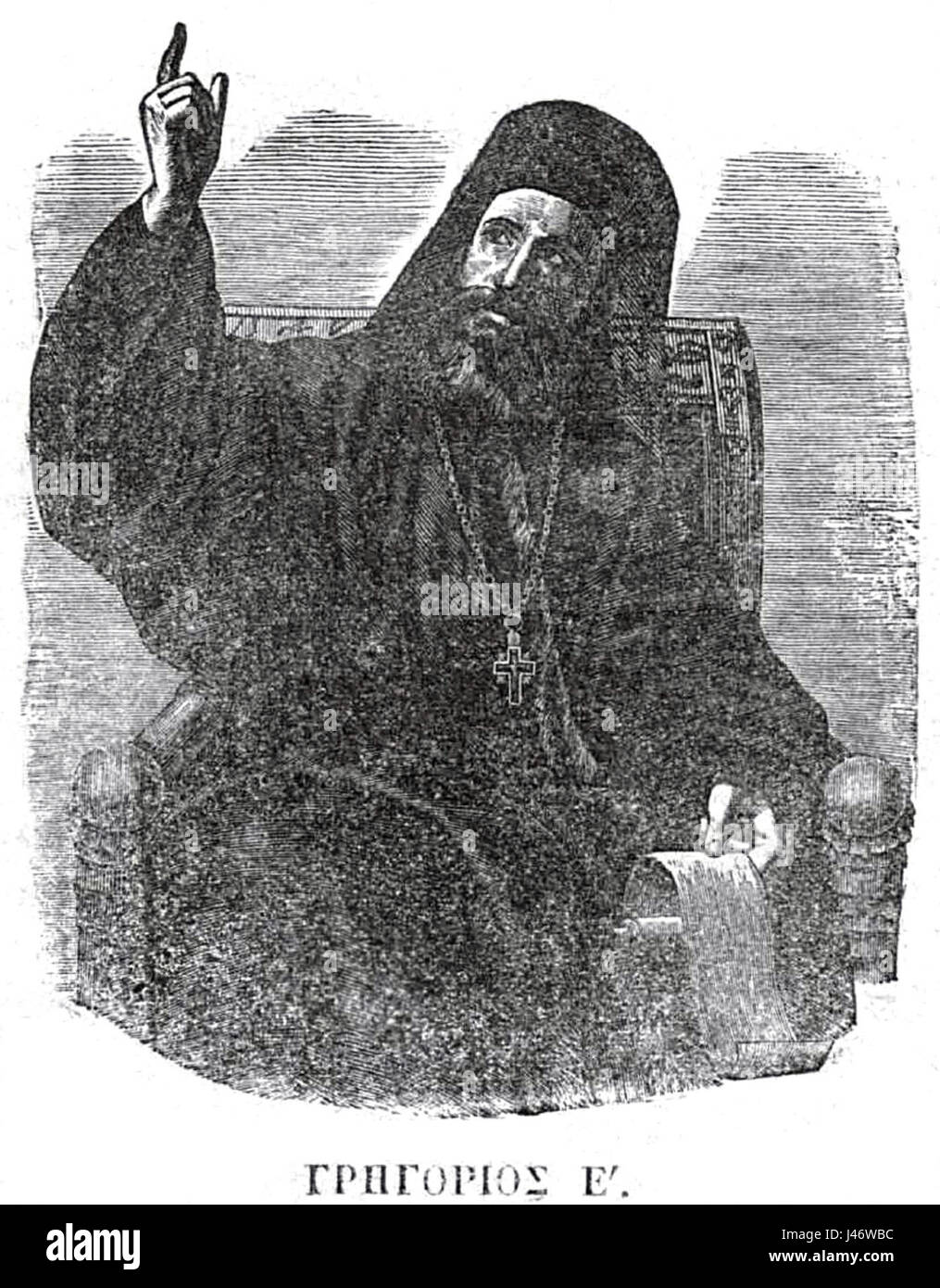 Patriarch Gregory V of Constantinople Stock Photo - Alamy