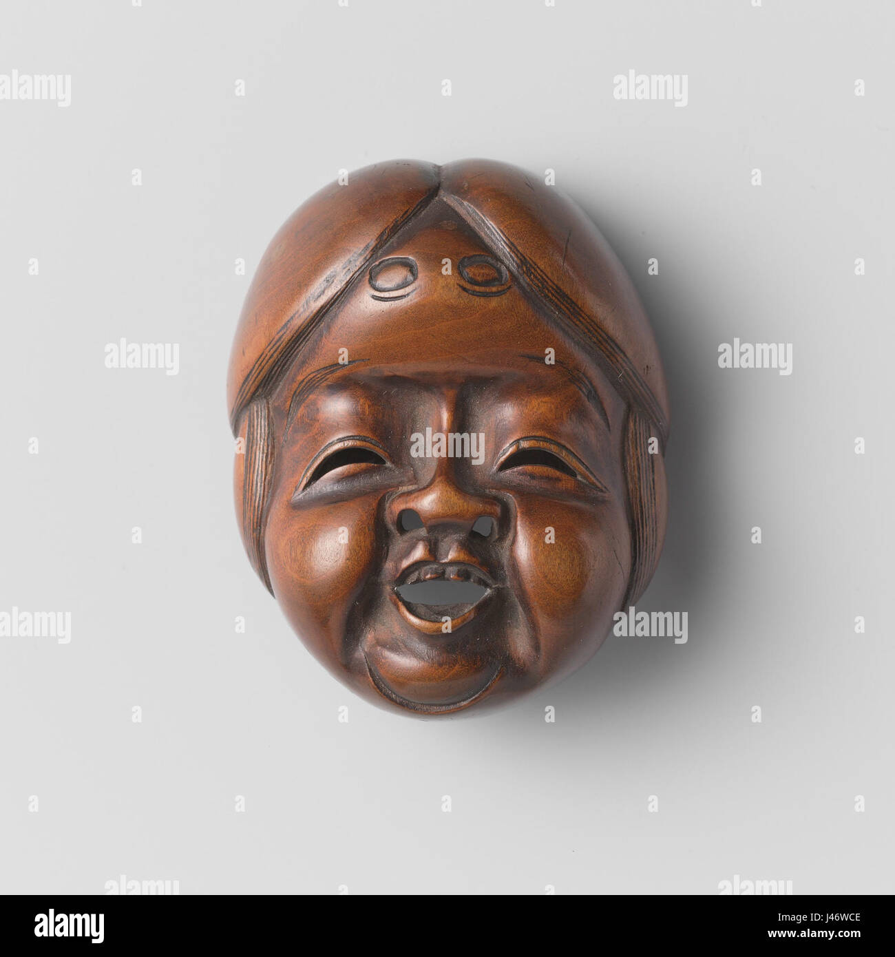 This netsuke, part of the collection at the Rijksmuseum, is a ...
