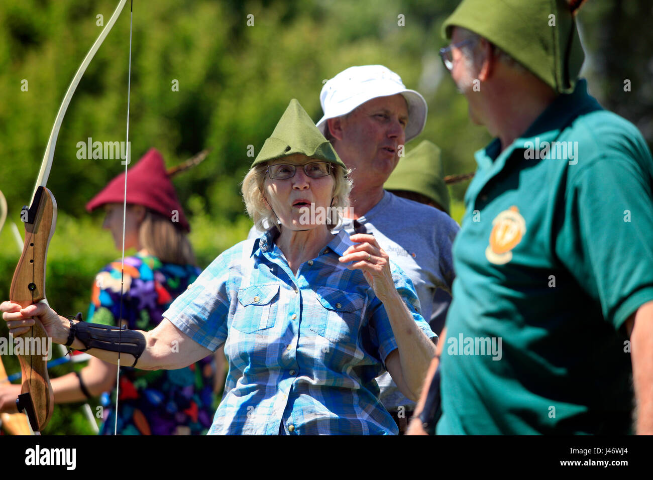 Archery at Dartington Barn, Blenhein, New Zealand Stock Photo - Alamy