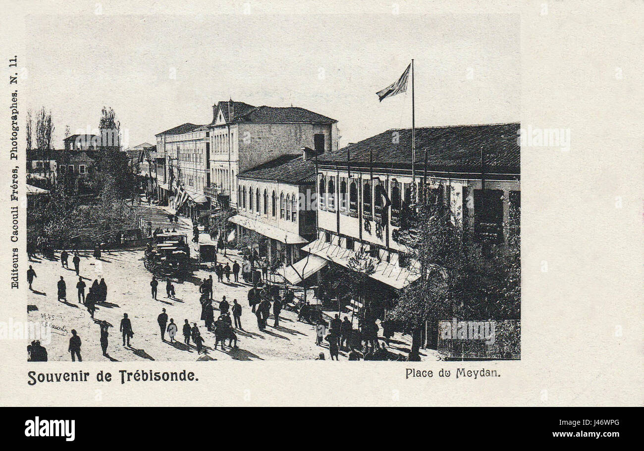 Meydan Square, located in Trebizond (modern-day Trabzon, Turkey), is a ...