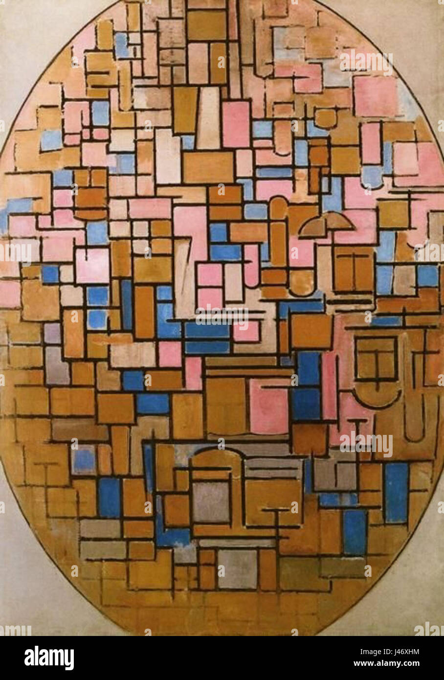 Mondrian's Tableau III is a geometric abstraction painting reflecting ...