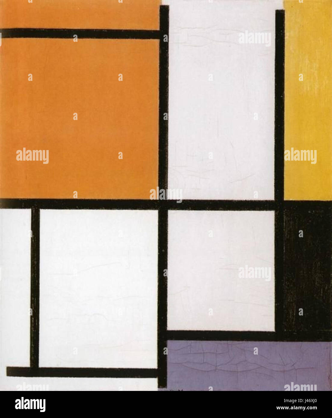 Mondrian's 'Compositie 1921' is a work that exemplifies his signature ...