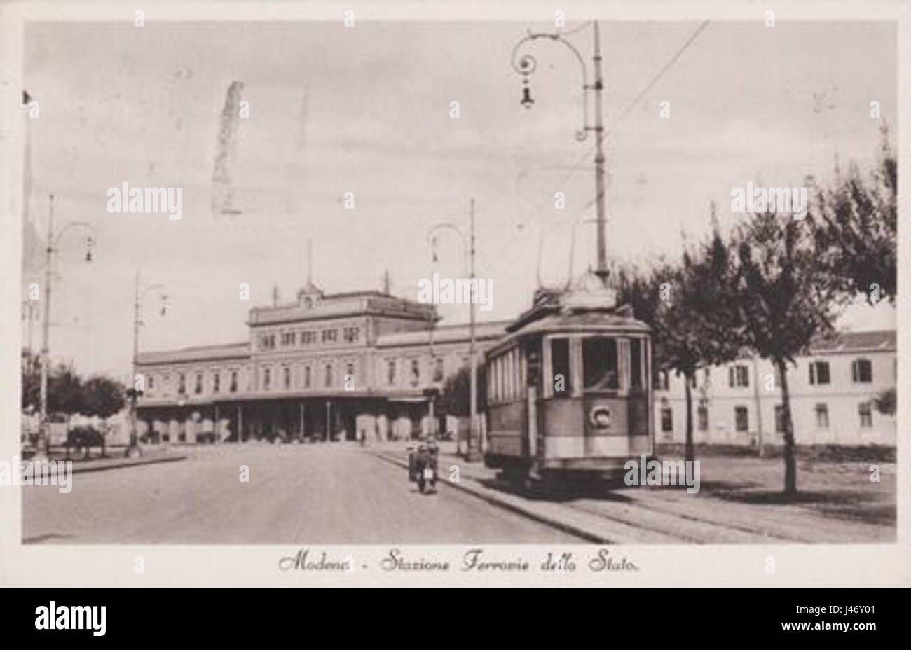 Modena Tram Stazione FS Stock Photo - Alamy