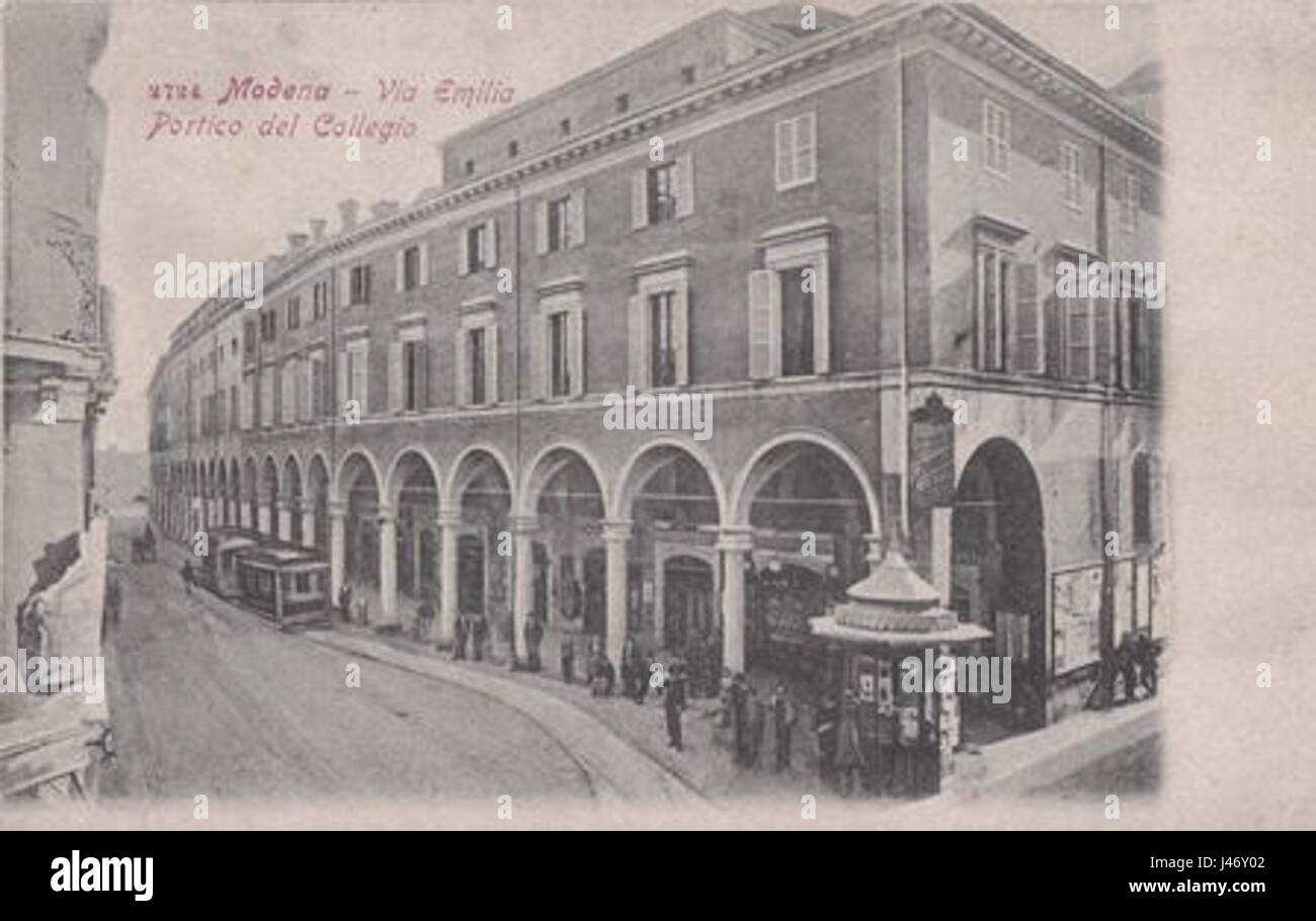 Modena Via Emilia Tram Stock Photo - Alamy