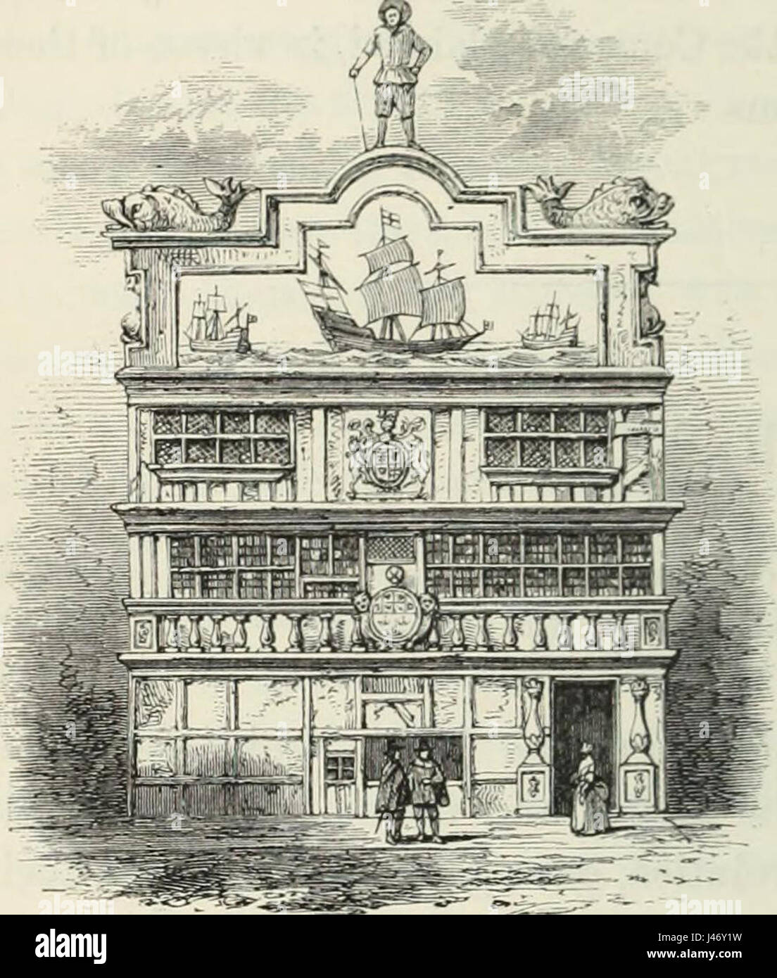 Old East India House Stock Photo - Alamy