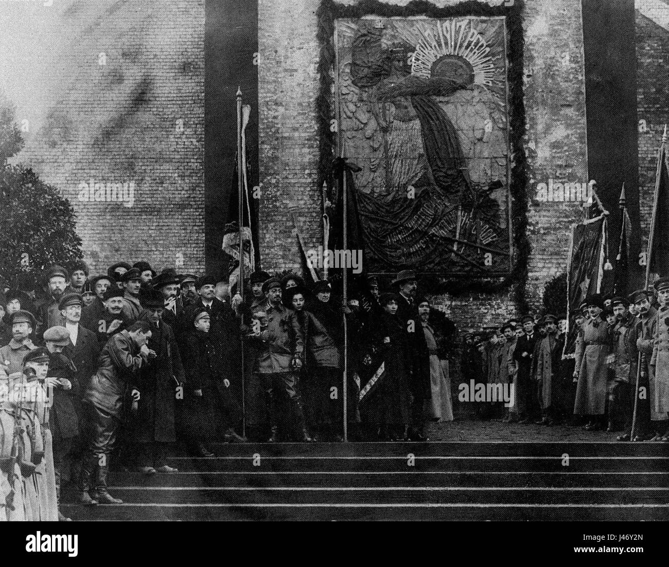All russian central executive committee Black and White Stock Photos ...