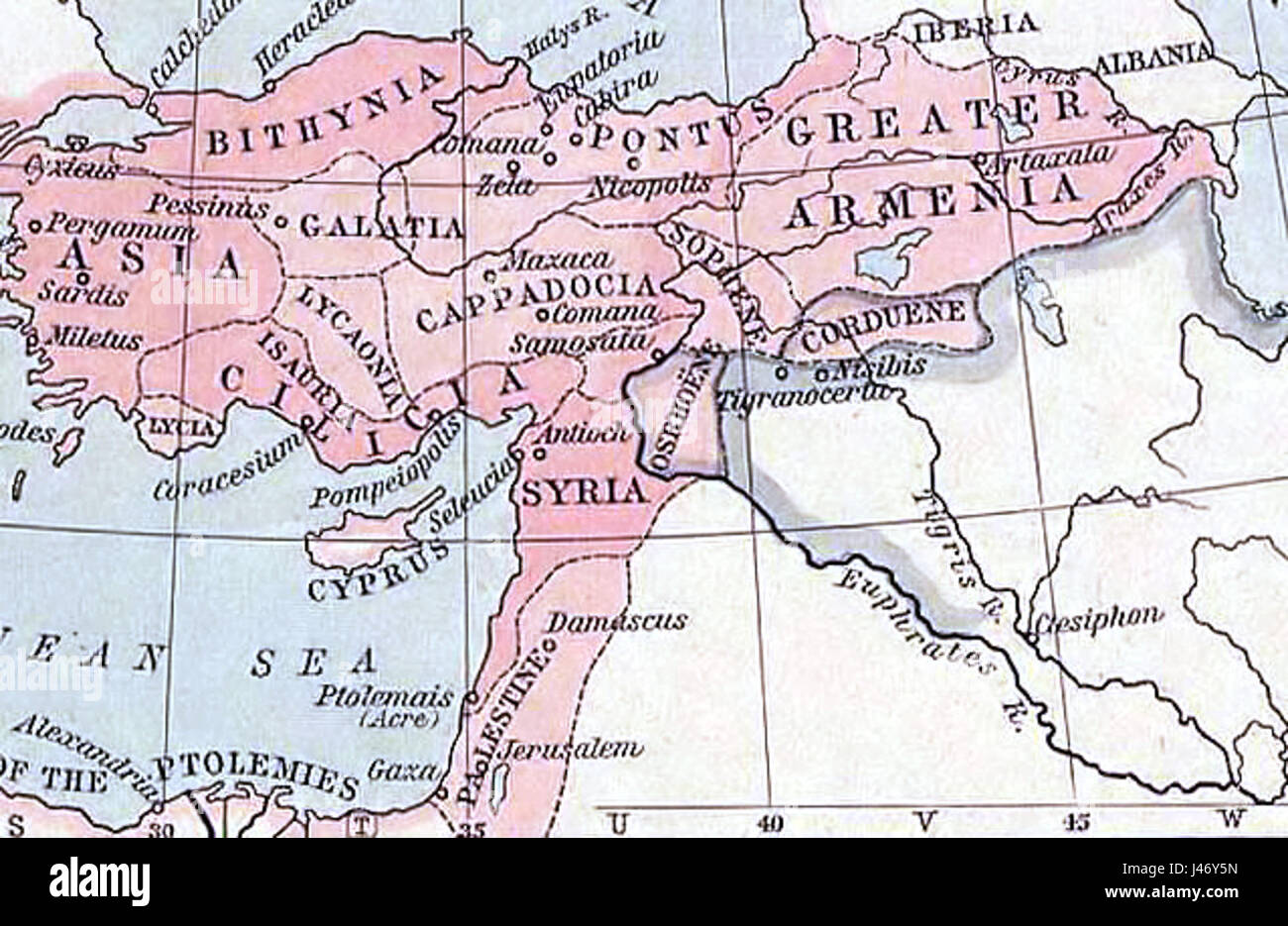 Map of ancient trade routes hi-res stock photography and images - Alamy