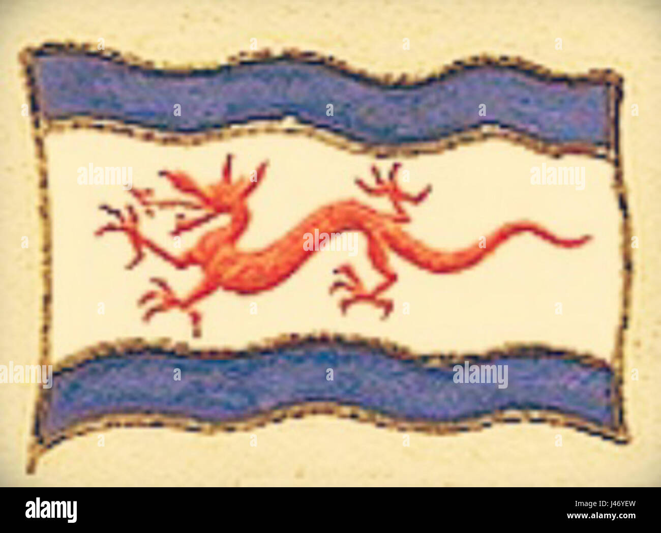 Original flag of Y Wladfa ca.1865 Stock Photo - Alamy