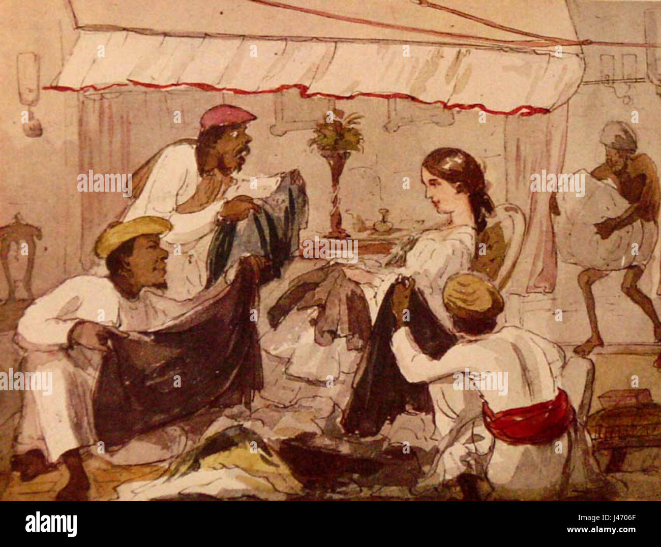 This title refers to a depiction or representation of a merchant who ...