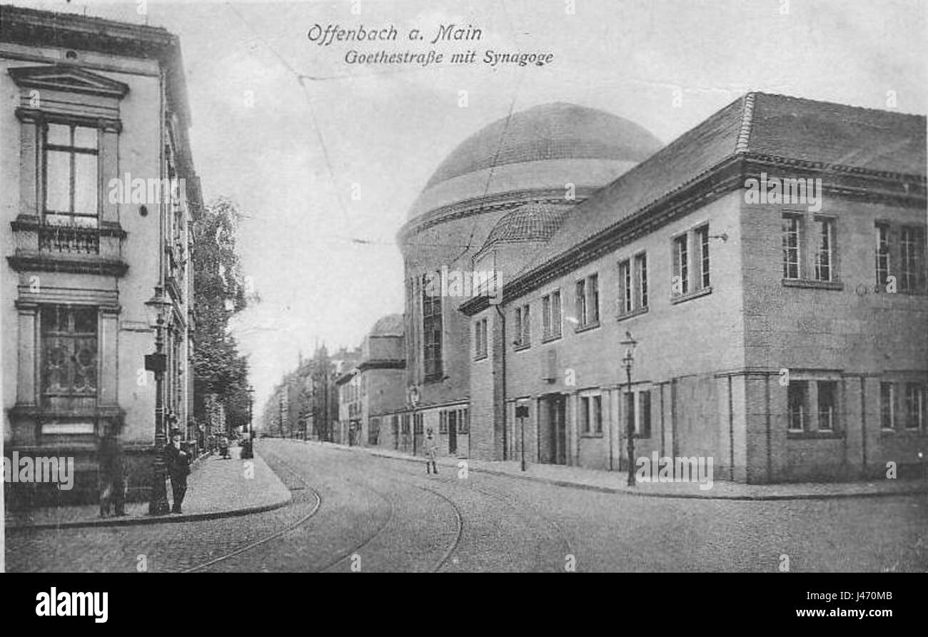 This image from 1913 shows the intersection of Goethe Street and Kaiser ...