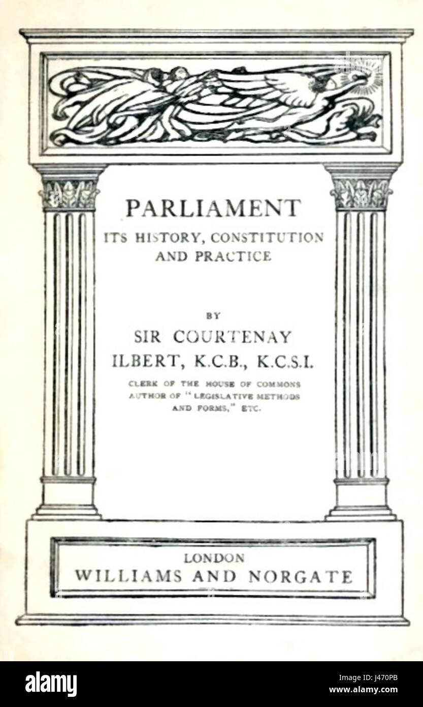 Parliament title page hi-res stock photography and images - Alamy