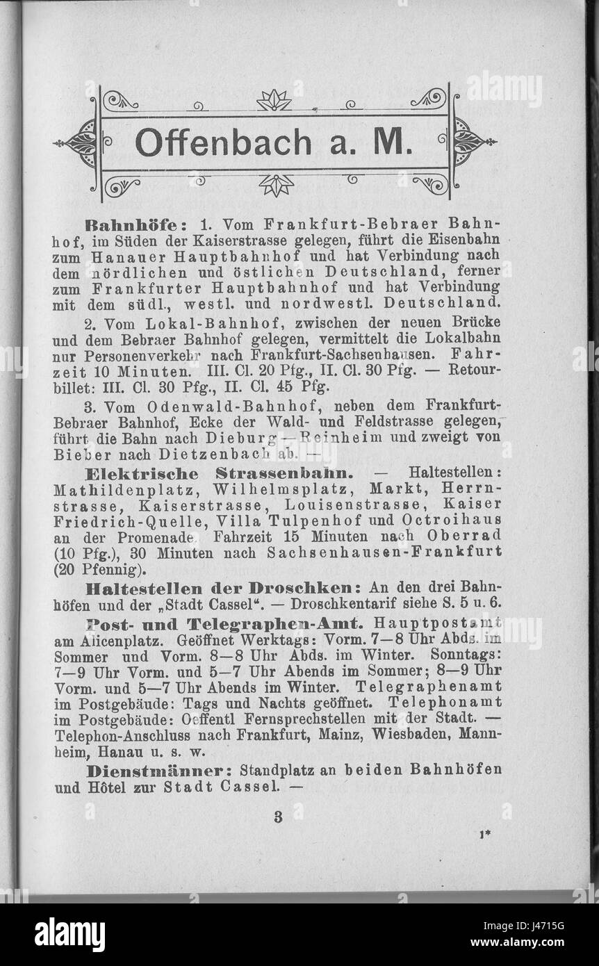 OF L Schmidt 1895 1 03 Stock Photo - Alamy