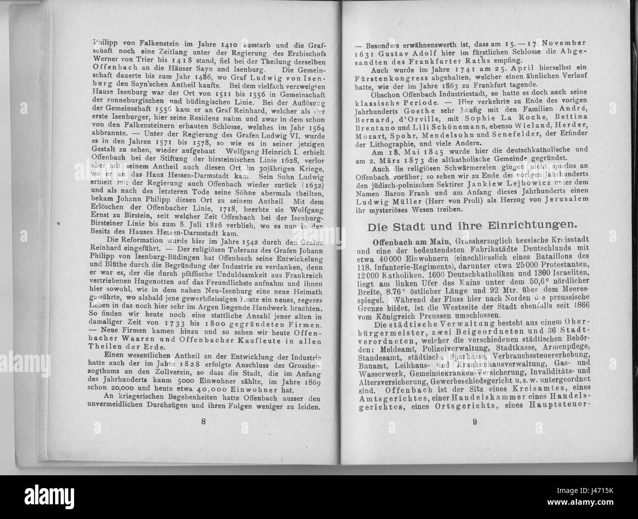 OF L Schmidt 1895 1 08 Stock Photo - Alamy