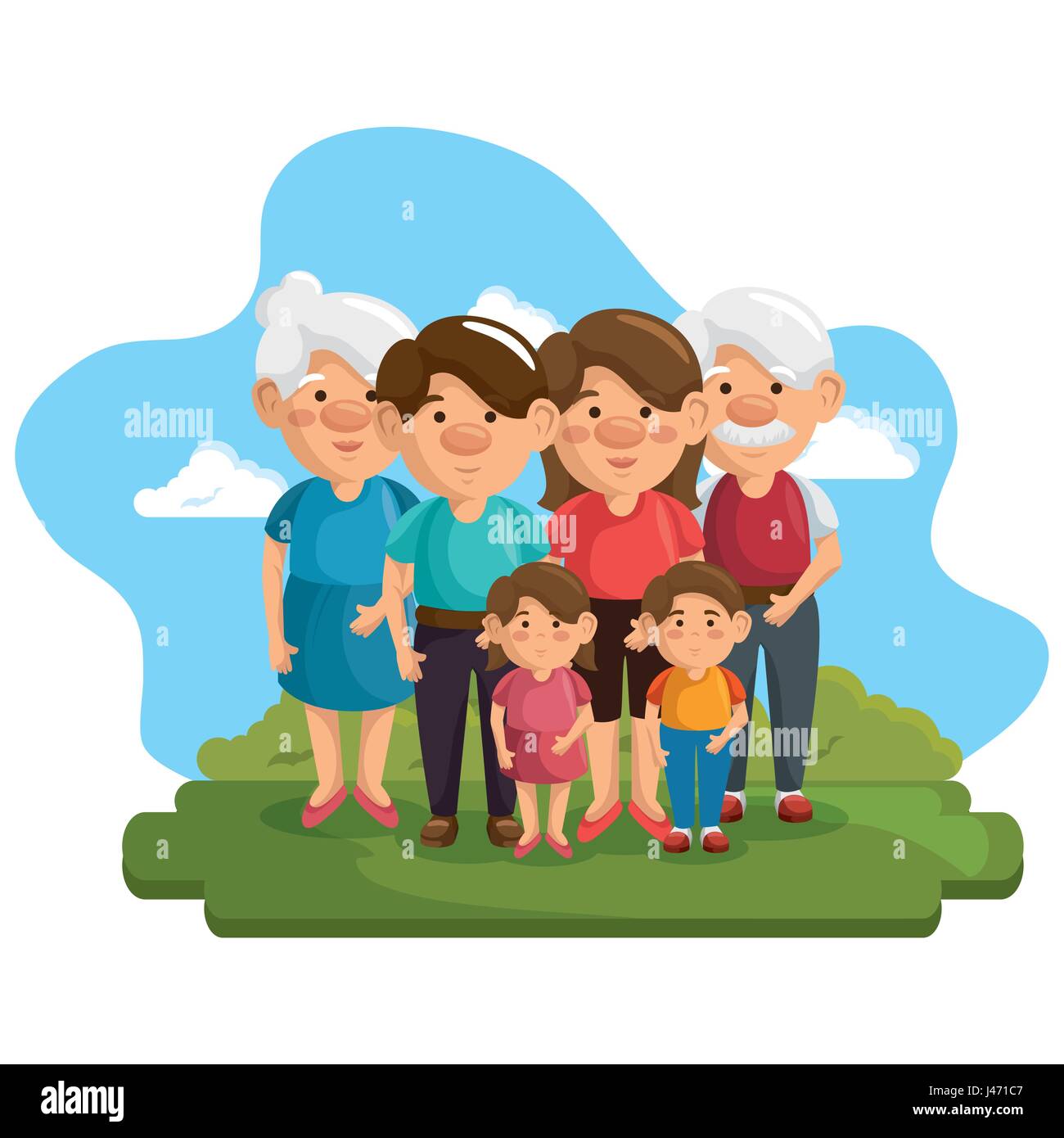 Happy family design Stock Vector Image & Art - Alamy