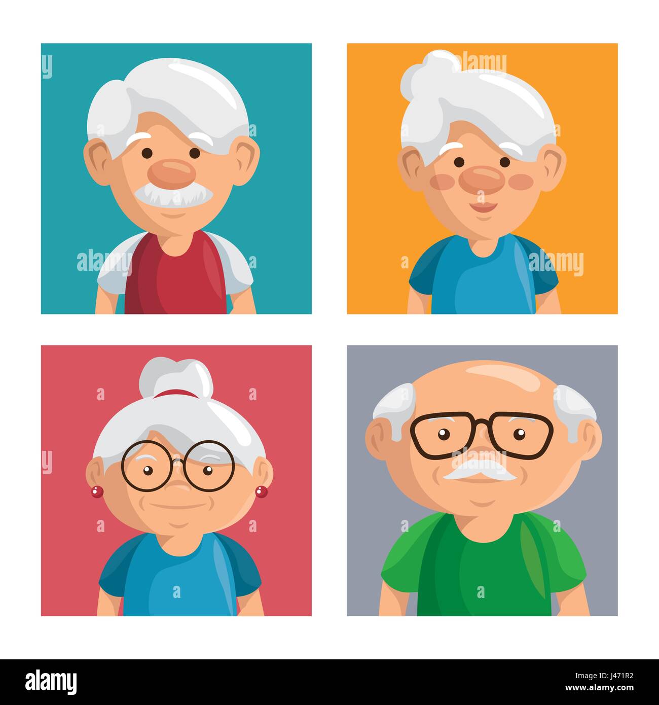 Portrait smiling male kid Stock Vector Images - Alamy