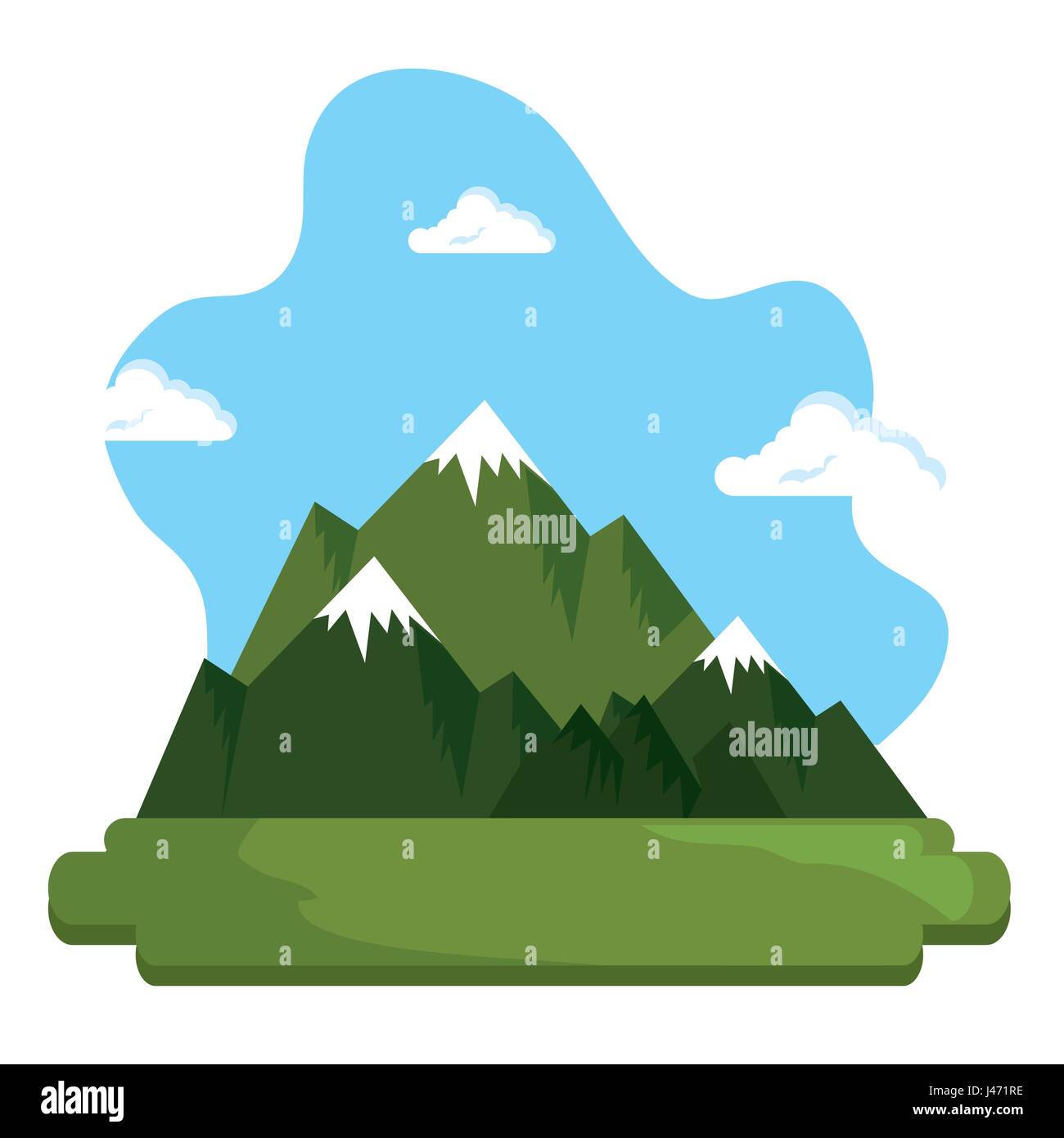 Mountain landscape design Stock Vector Image & Art - Alamy