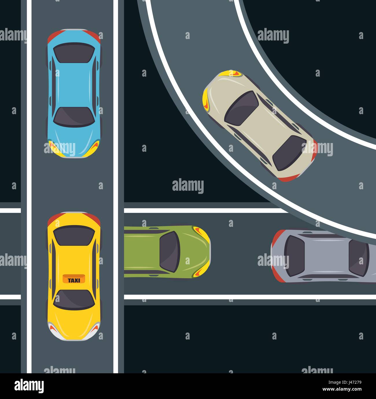 Cars and highway design Stock Vector Image & Art - Alamy