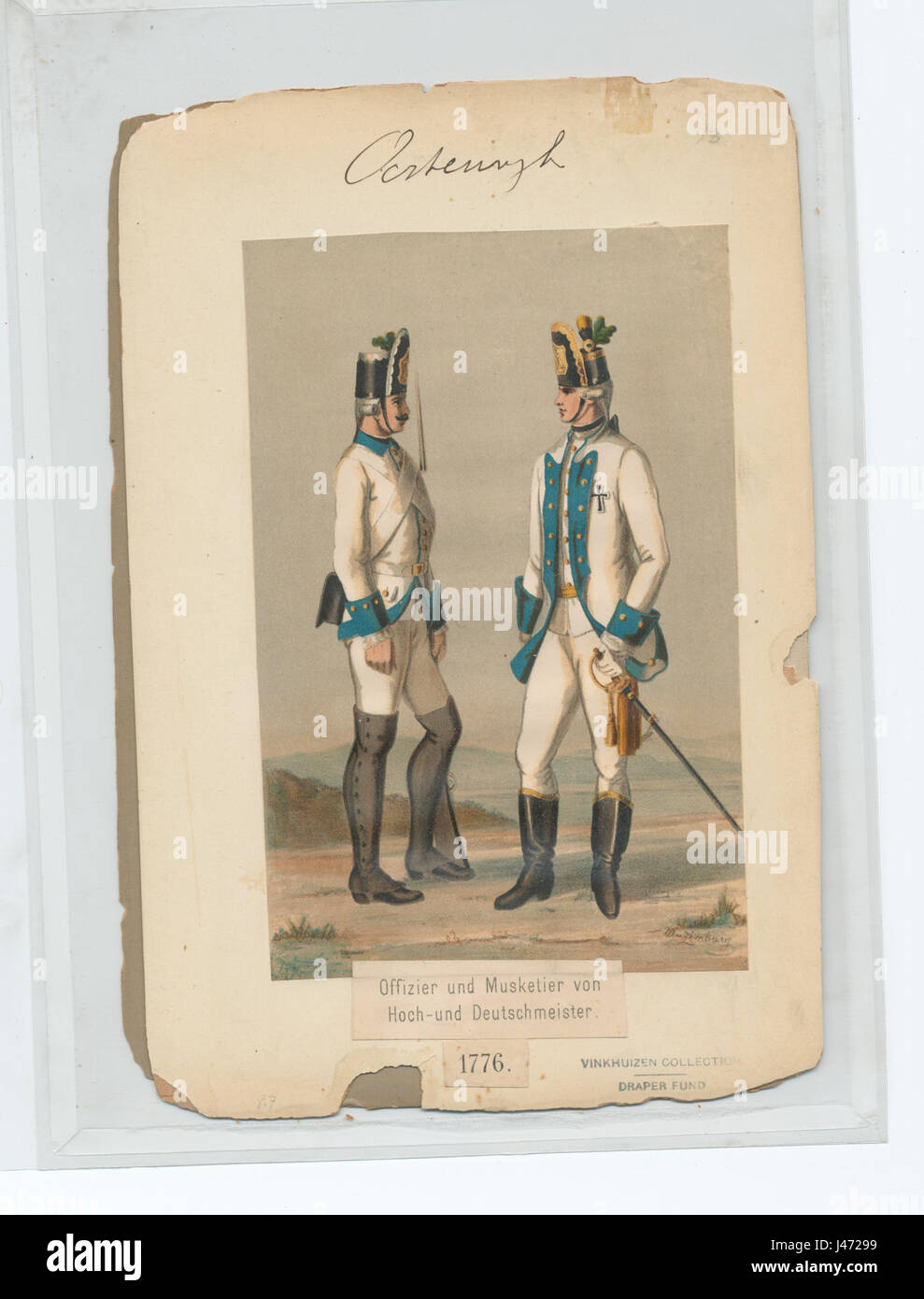 This image depicts a soldier and musketeer of the Hoch und ...