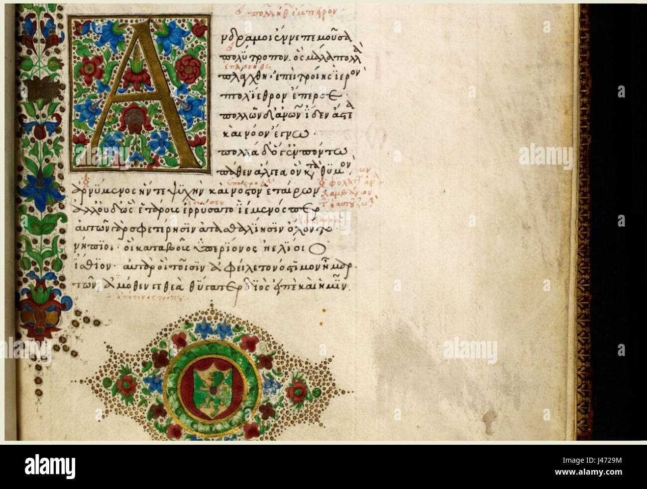 Odyssey manuscript hi-res stock photography and images - Alamy