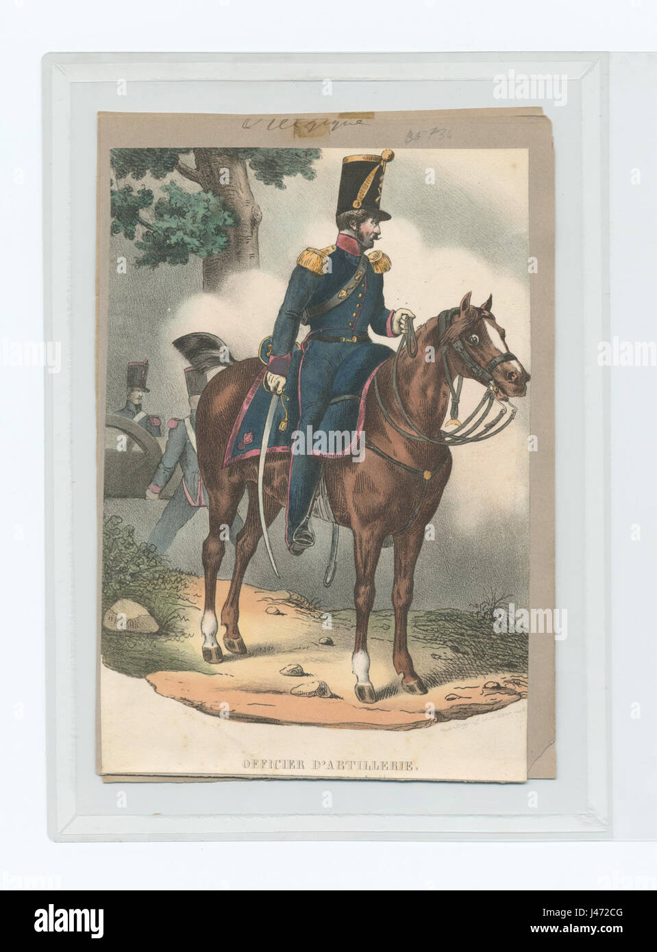 This image from the New York Public Library shows a French officer in ...