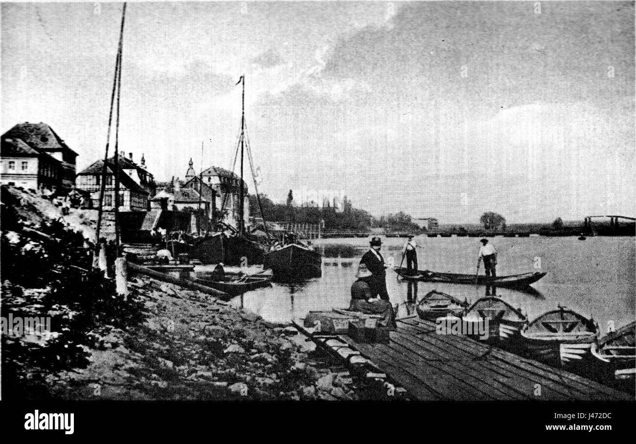 OF Mainufer W 1885 1 Stock Photo - Alamy